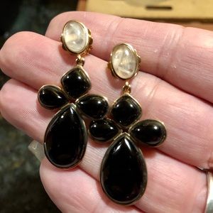 Dallas Prince | Jewelry | Dallas Prince 75 Onyx Rose Quartz Earrings ...